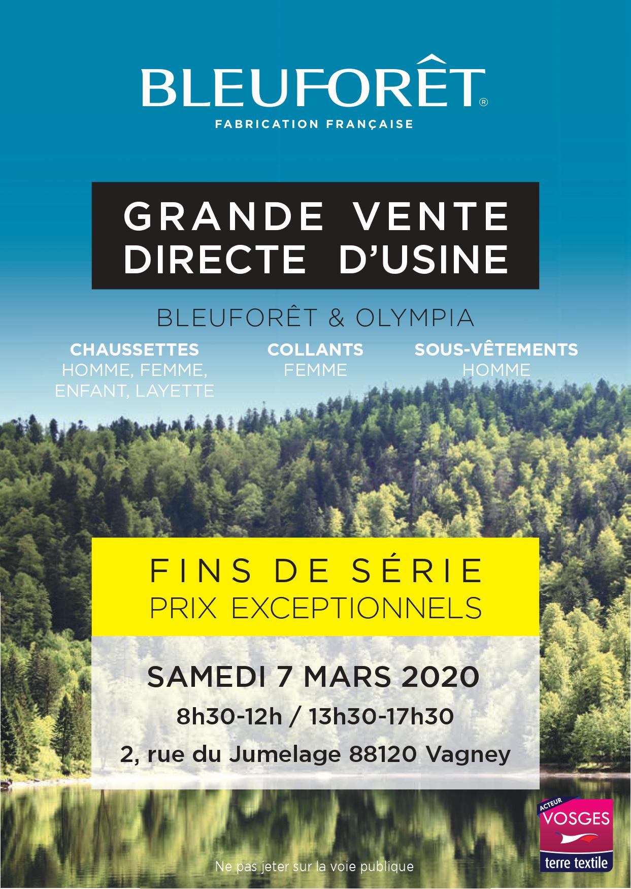 Bleu Forêt – 7 mars 2020 – Commune de Vagney